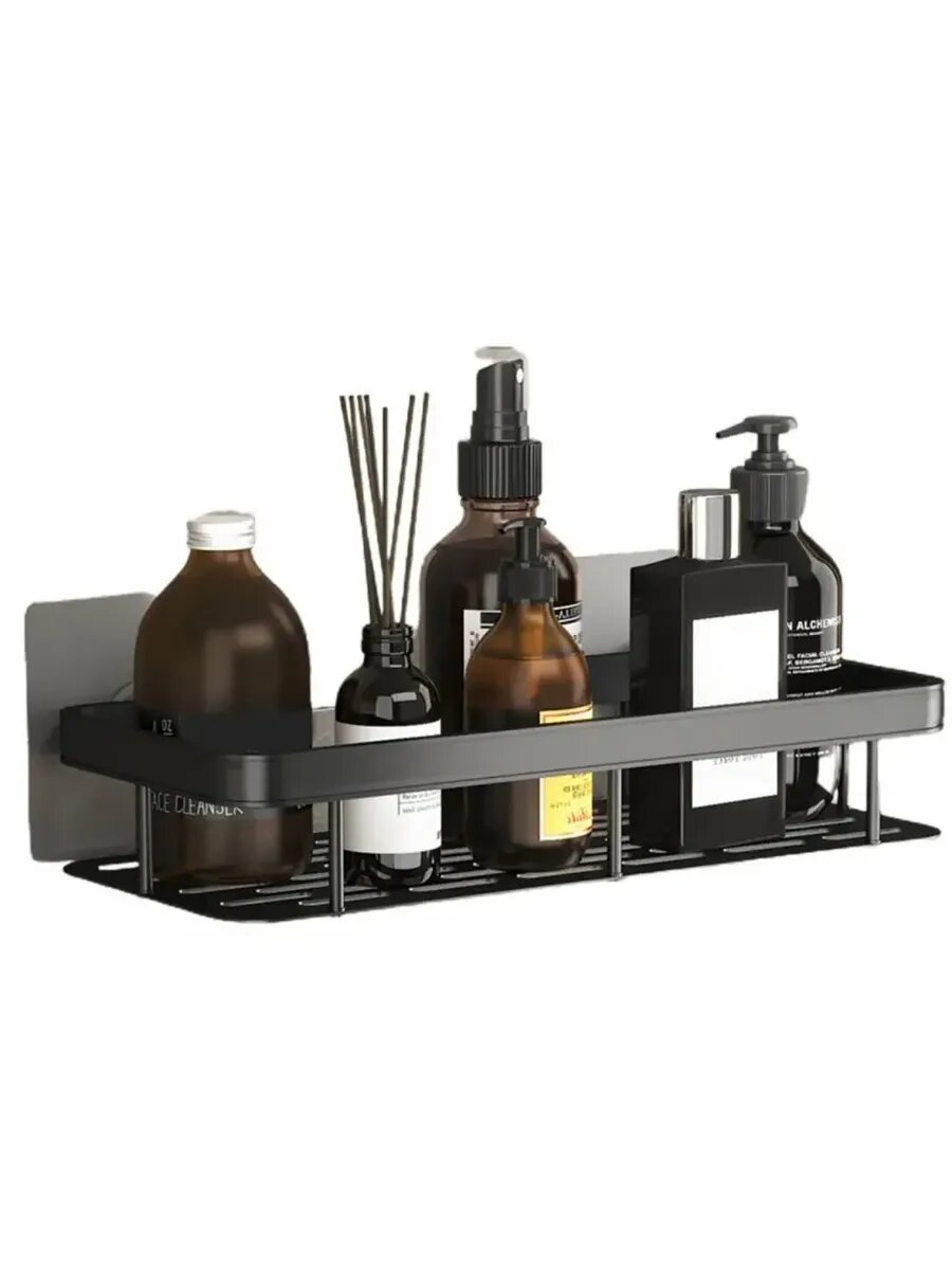 Современная прямоугольная полка для ванной