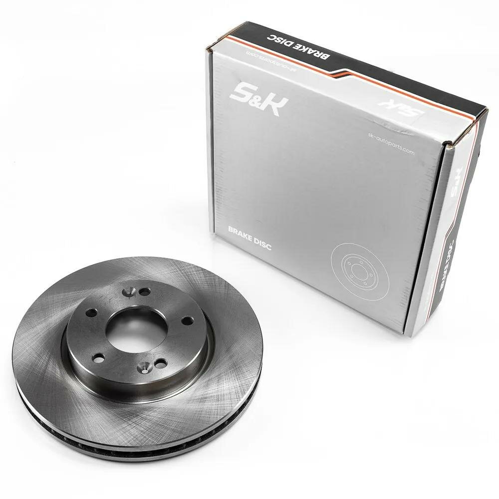 Диск тормозной S&K SKBD1181 передний вентилируемый, Hyundai i30 FD 2007-2011, Tucson 2004-, Kia Ceed ED 2006-2012, Cerato TD 2010-, Soul I, II 2009-, Venga 2010-, Sportage 2004-