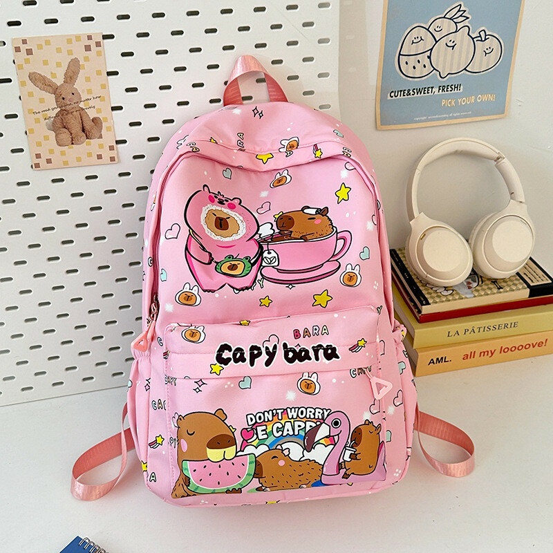 Capybara рюкзак колледж с patchwork женский эргономичный нейлоновый с отделением для ноутбука для повседневных образов
