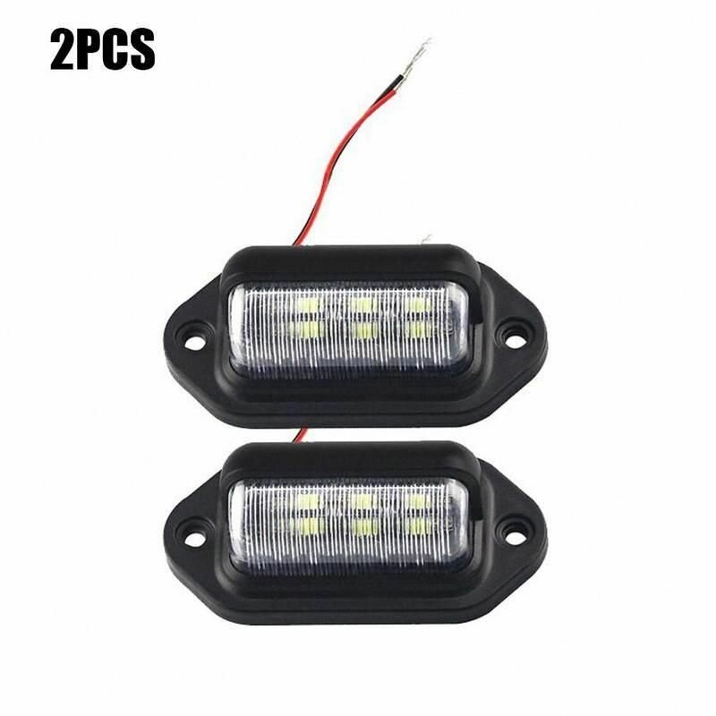 Универсальная светодиодная подсветка номера для авто / 12-24V / комплект 1/2шт.