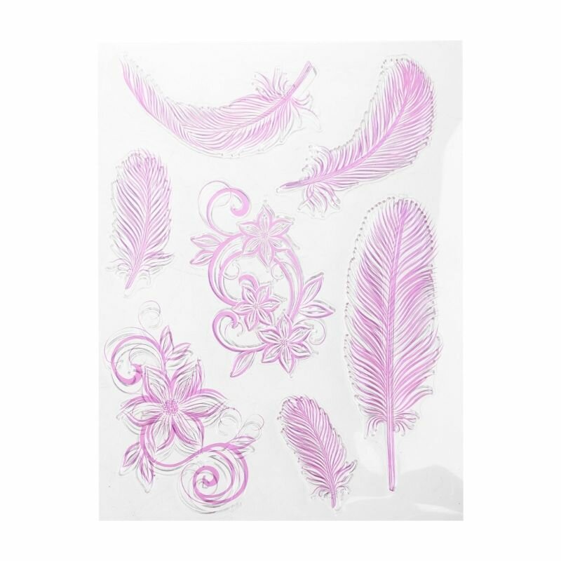 Прозрачный штамп из силикона для скрапбукинга