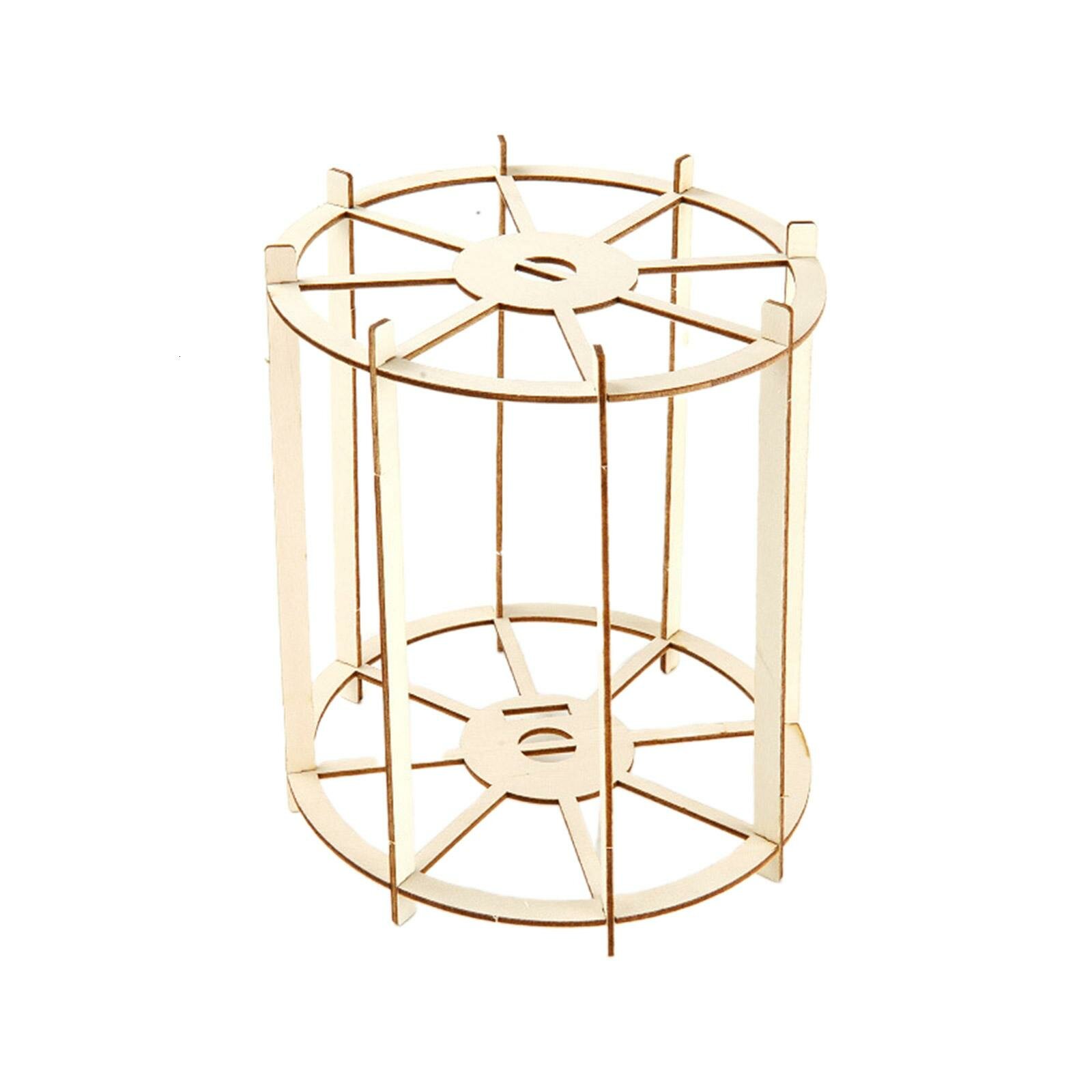 Винтажный деревянный фонарь каркас декоративный, круглый фонарь в виде сердца