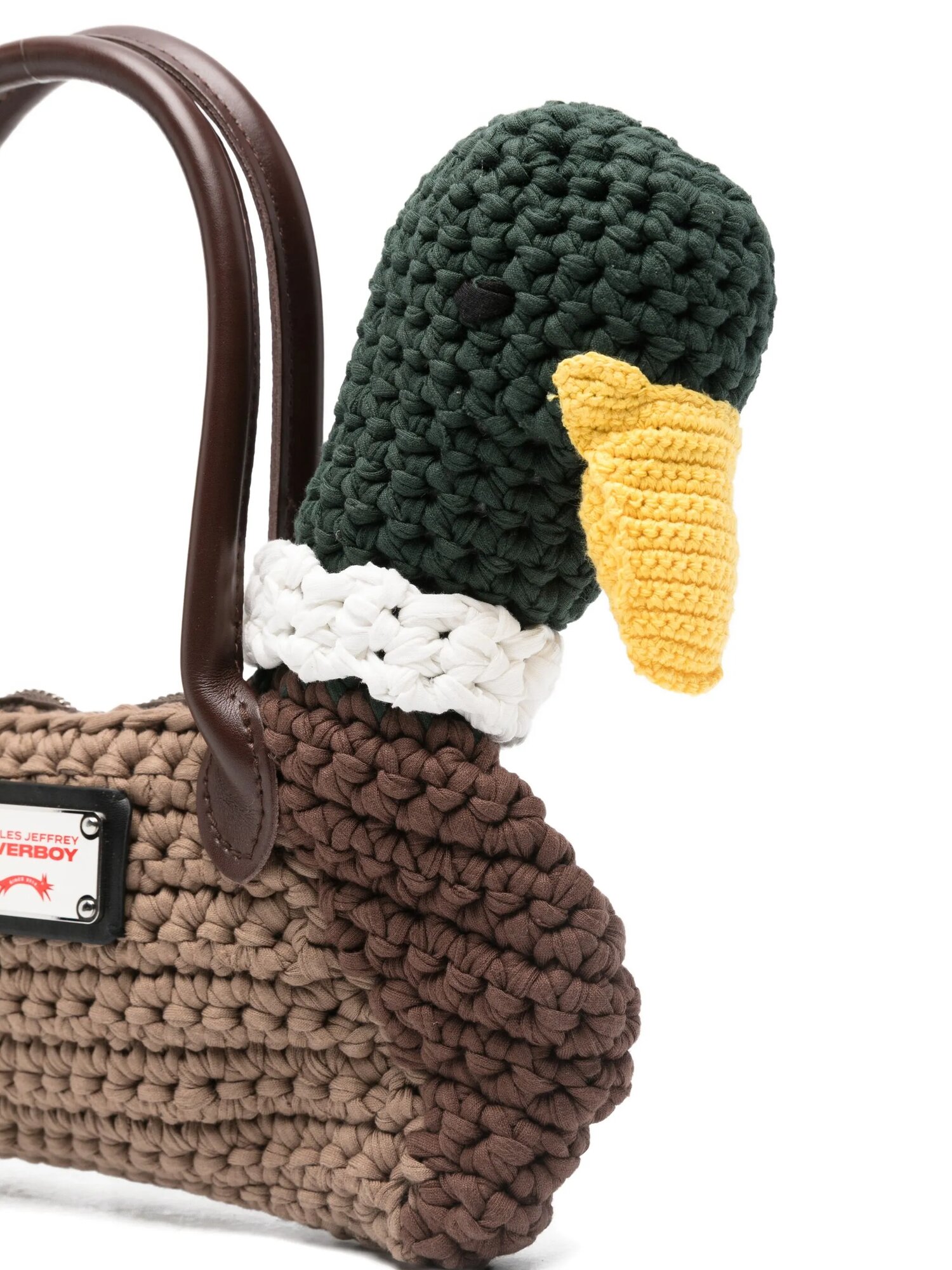 Сумка Charles Jeffrey Loverboy Duck, brown — фото 1