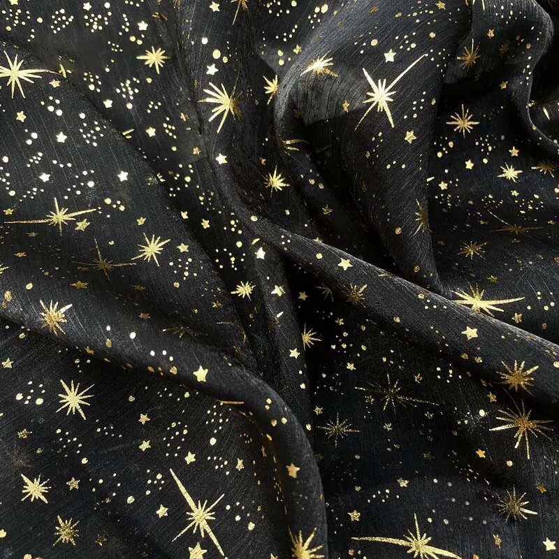 Ткань органза Jaggo 150 см черный