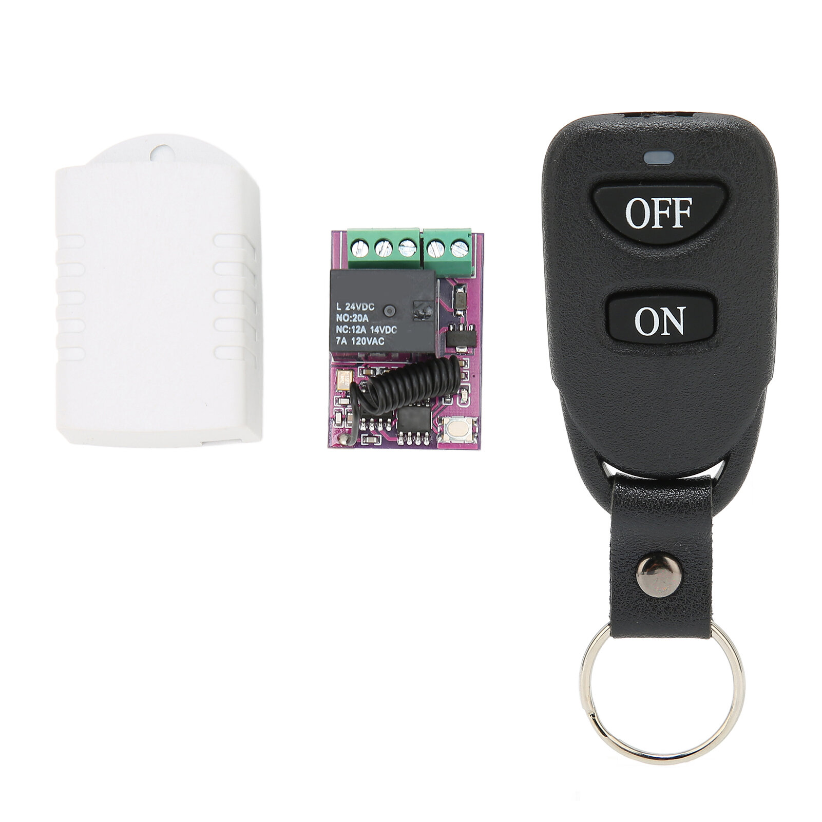 Беспроводное релейное радиоуправление для света, лифтов, дверей и окон 24В