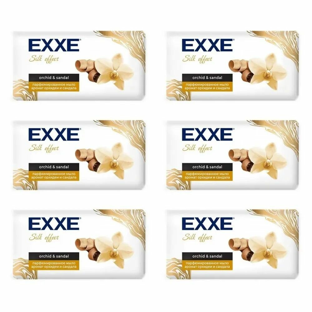 EXXE мыло парфюмированное Орхидея и сандал 140 г, 6шт.
