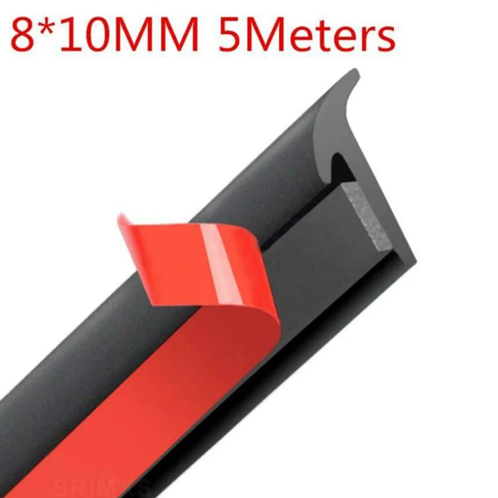 Уплотнительная лента автомобильная 8x10 мм 5M