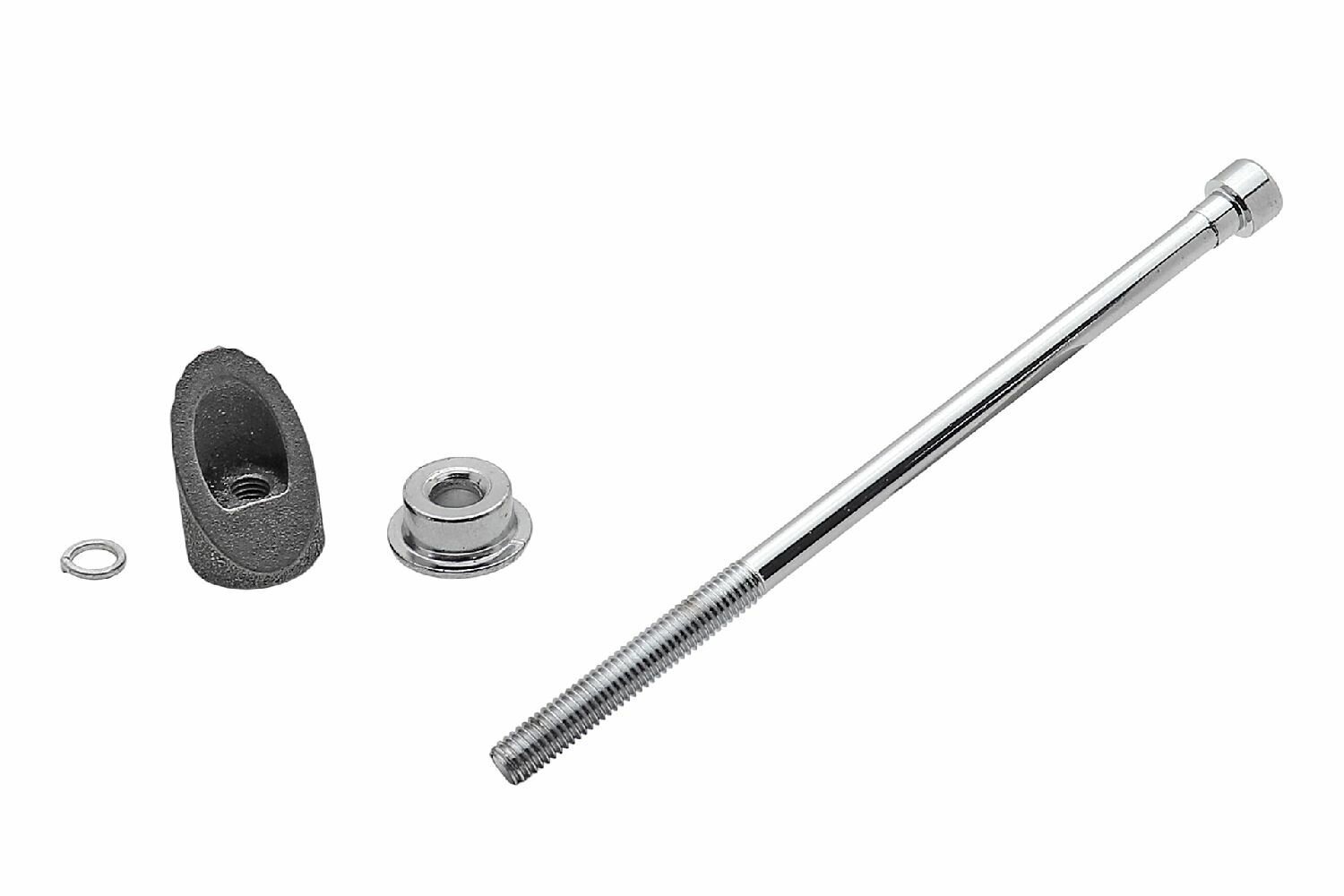 Болт выноса руля стальной под ключ с гайкой "косухой" 160 мм