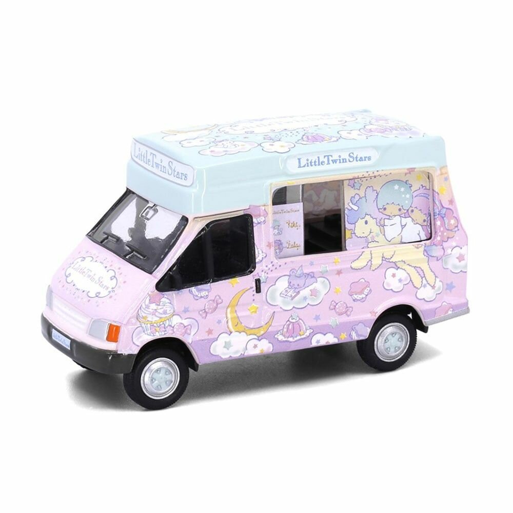 Машинка Tiny 1/76 Little Twin Stars Ice Cream Van Sanrio x Alice City Diecast Scale Model Car