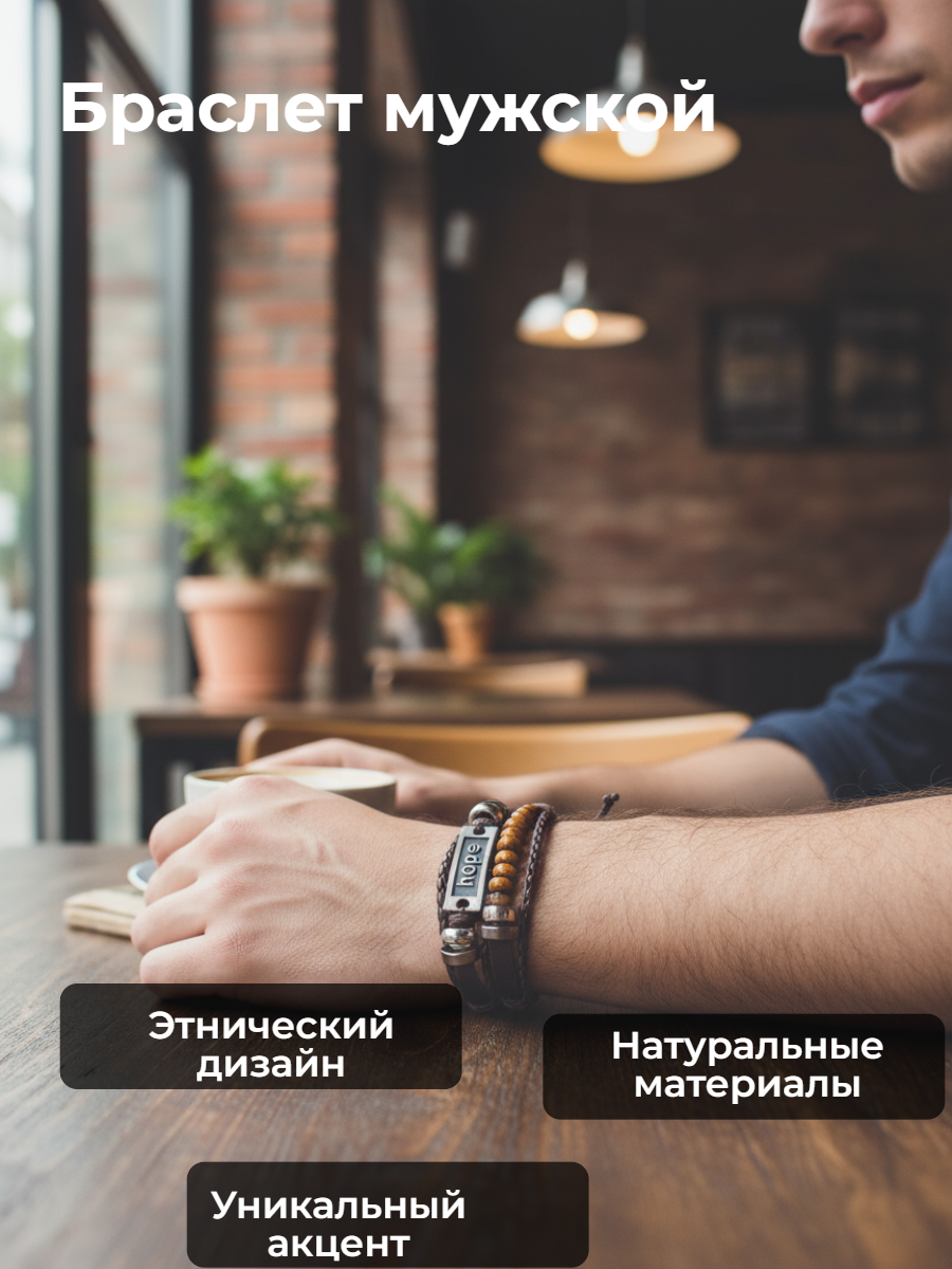 Плетеный браслет