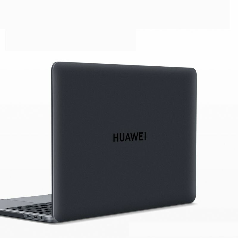 Huawei MateBook D16 2024 MCLG-16 MCLG-X MCLF-16 MCLF-X (16 дюйма) /Матовый черный защитный чехол +пленкой для клавиатуры