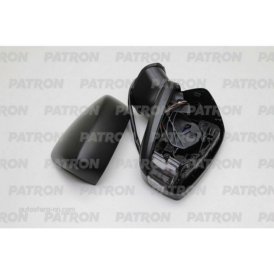 PATRON PMG2322M03 Зеркало наружное в сборе лев электр с подогр, грунт, асфер, электроскладыв, указ поворота Mazda: 3 1