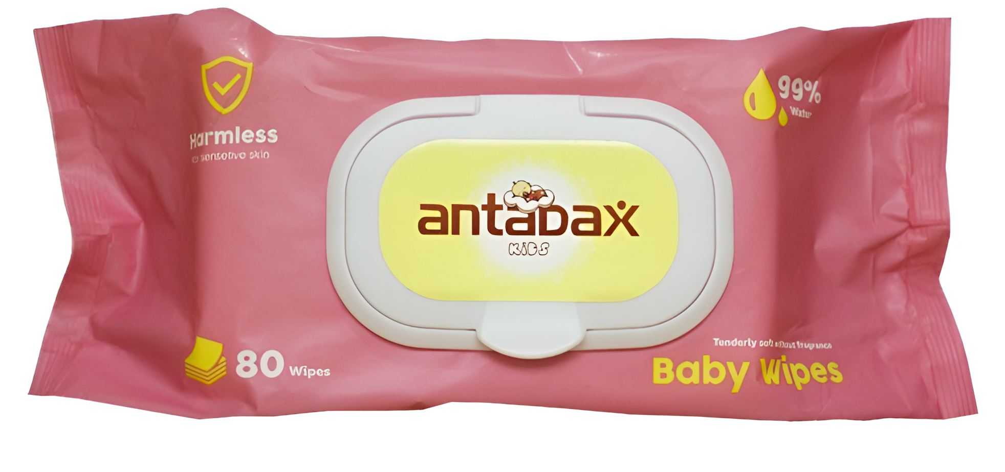 Влажные салфетки Antabax, 80 штук, универсальные, без отдушек