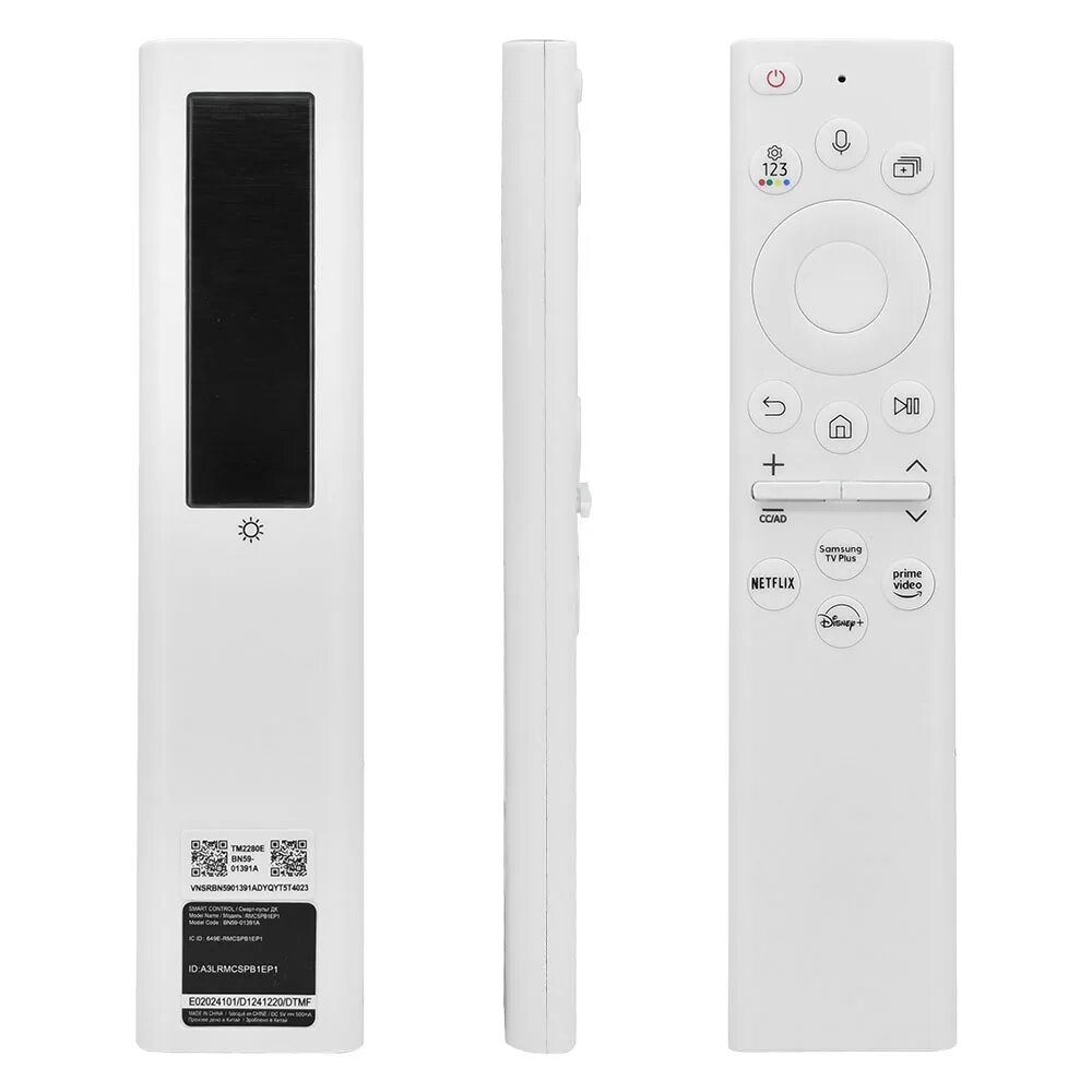 Солнечный пульт дистанционного управления TM2280E RMCSPB1EP1 для Samsung 2021-2022 Neo QLED TV Q70T Q80T Q90T