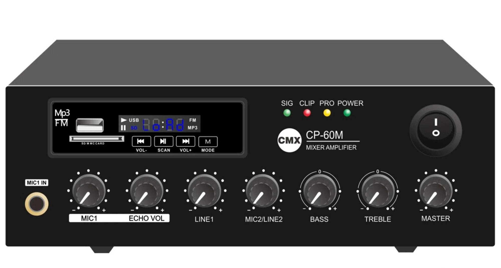 Микшер-усилитель CMX Audio CP-60M