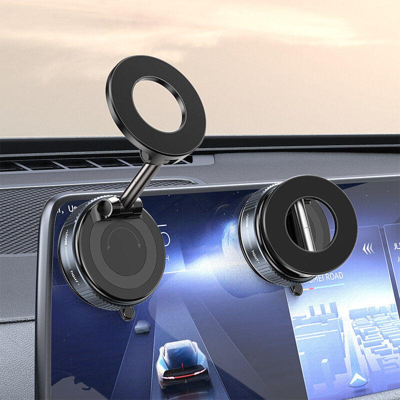 Новый держатель для телефона в автомобиле Magsafe, настольный портативный складной магнитный держатель из алюминиевого сплава