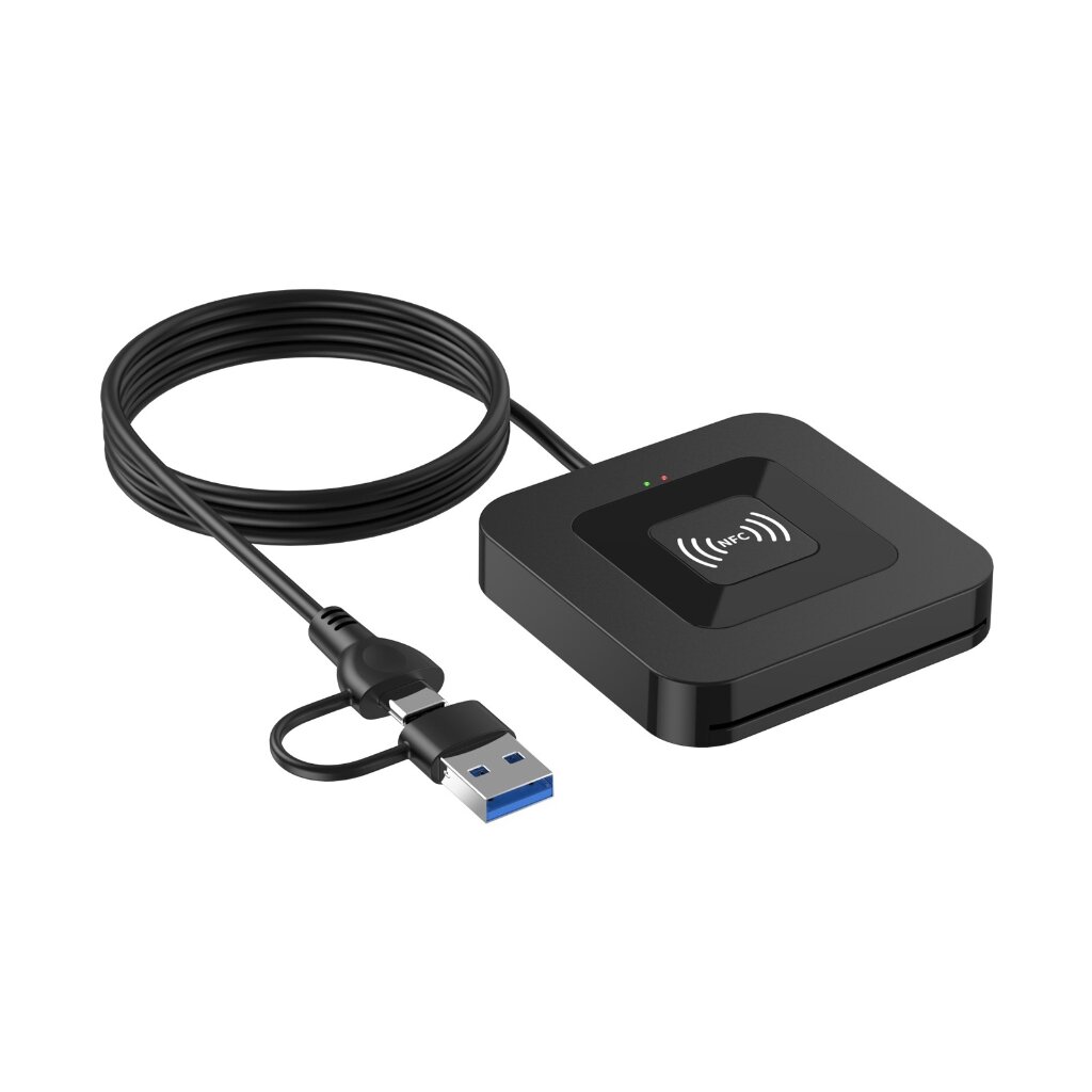 Считыватель смарт-карт USB2.0 contact + NFC два в одном IC-считыватель карт