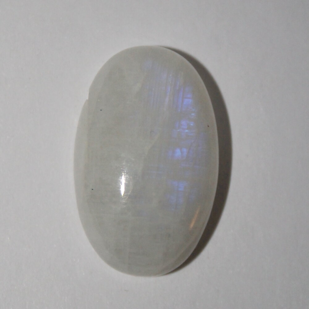 Коллекционный кабошон лунный камень, 25х15х5 мм, Шри-Ланка, «True Stones»