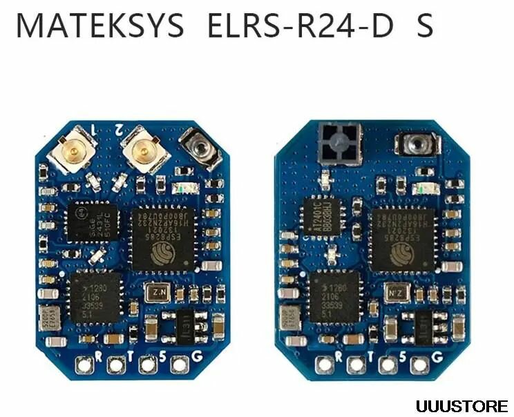 21X15мм MATEK R24D R24S ELRS 2.4G Приемник ExpressLRS CRSF