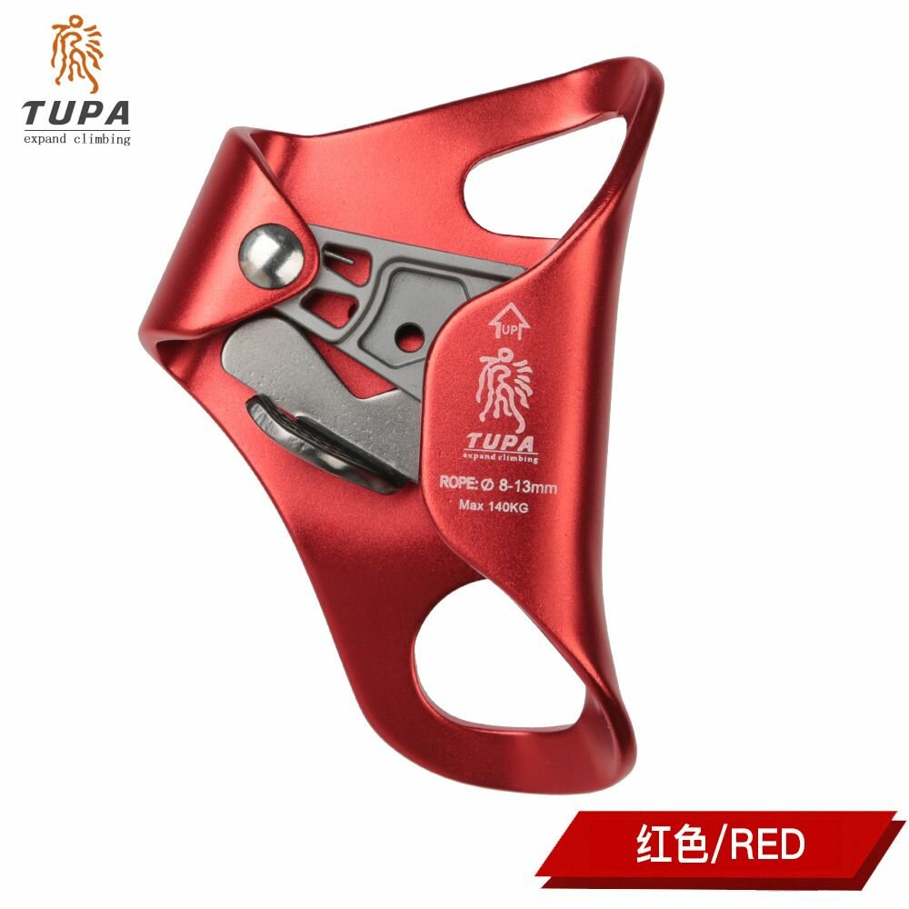 Зажим грудной SRT TUPA reliable / кроль / альпинистский, красный