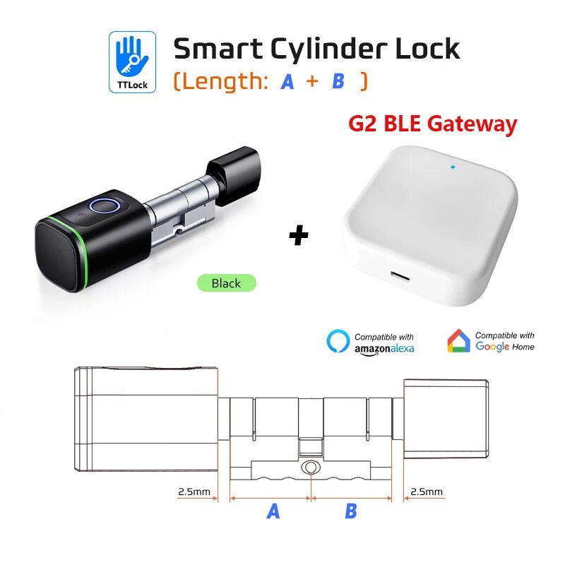 Умный цилиндровый замок TT Lock-B Gateway, A45 B45