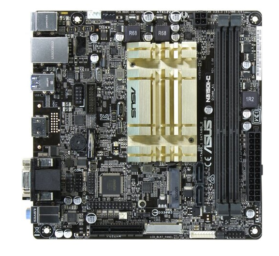 Материнская плата Asus N3150I-C 2xDDR3 mini-ITX AC`97 8ch(7.1) GbLAN+VGA+HDMI