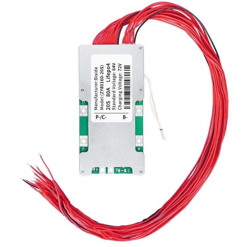 Bisida 20S BMS 60V 50A LiFePO4 Защитная плата 80A