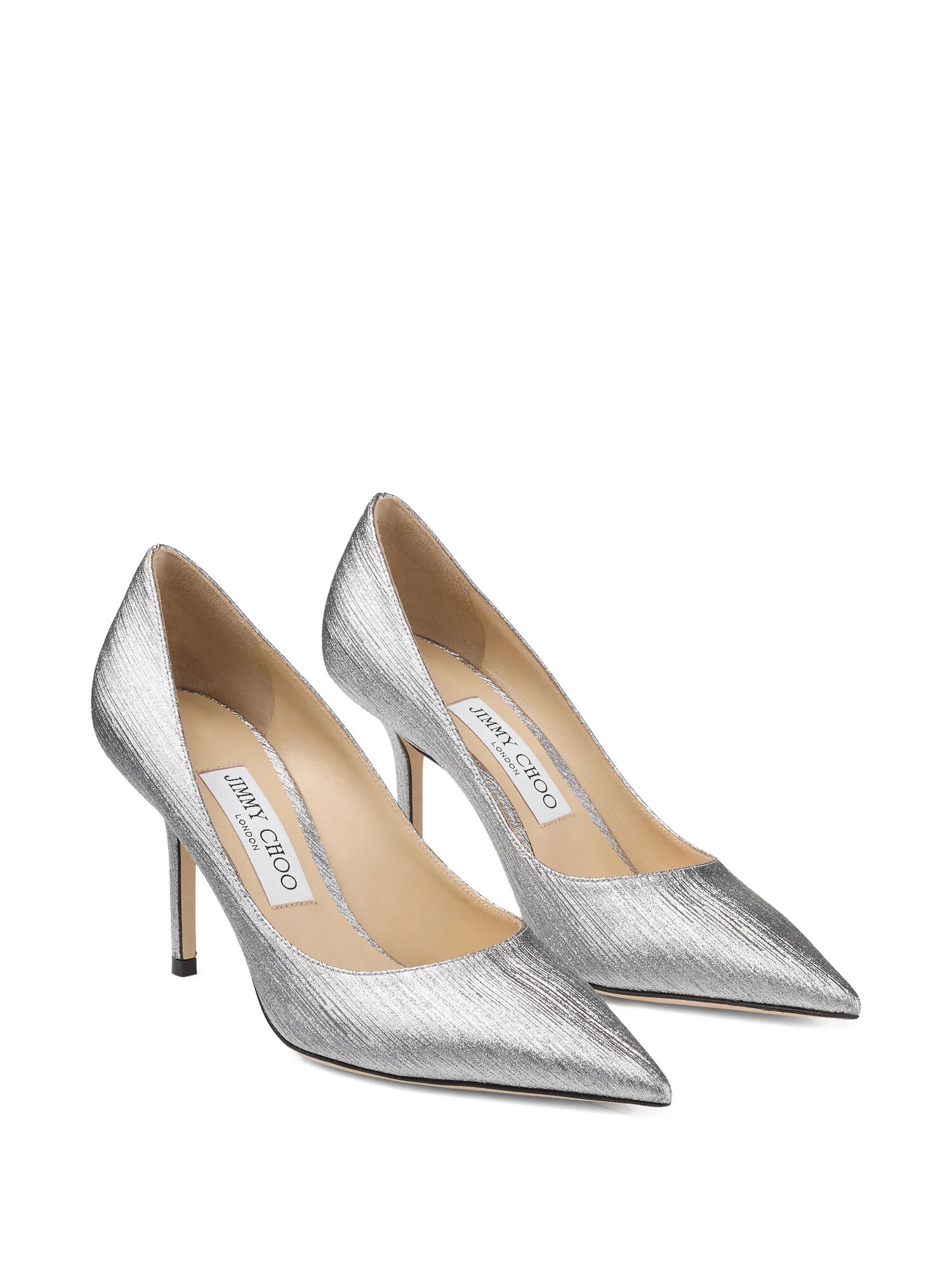 Туфли JIMMY CHOO Love 85, размер 37,5, Silver — фото 1