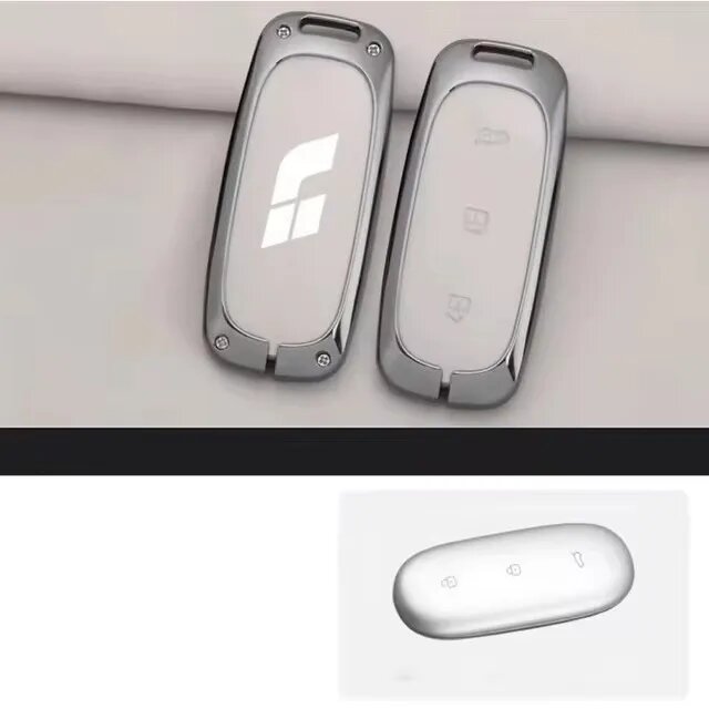 Корпус для ключей Li Lixiang L7 L8 L9 2021-2024, автомобильные наклейки, Защитный корпус из алюминиевого сплава, автомобильные аксессуары, внутренние автозапчасти