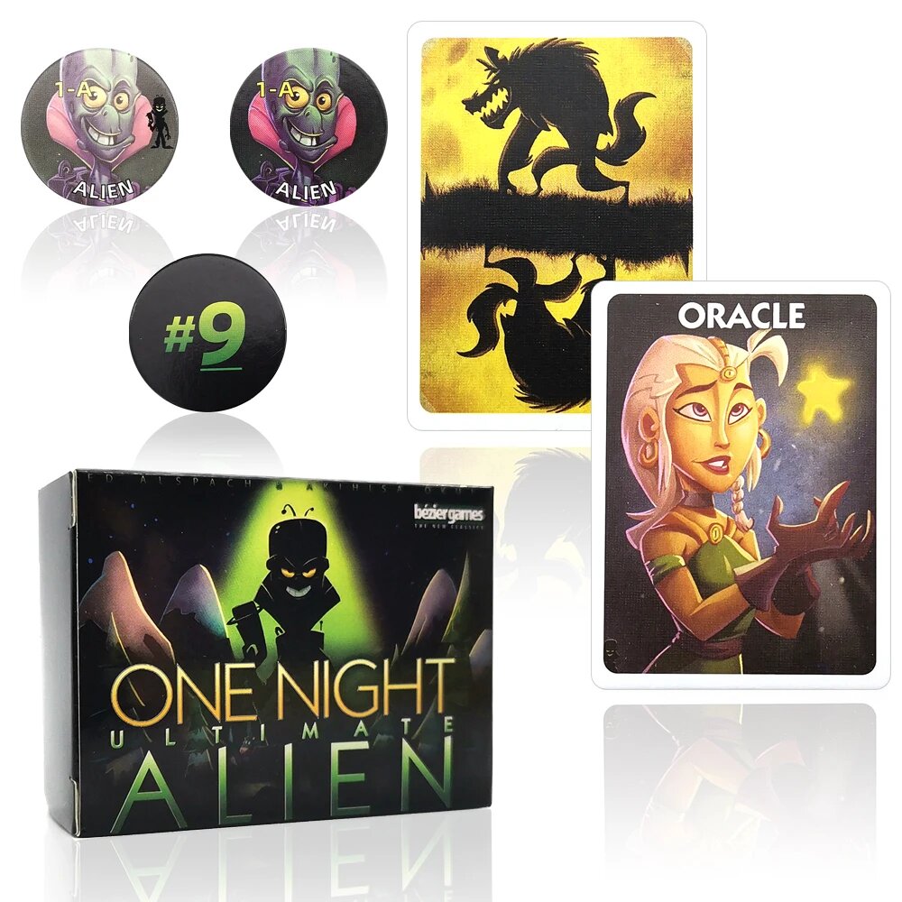 Настольная игра One Night Ultimate Werewolf Daybreak alien