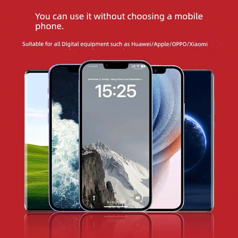 Универсальные беспроводные наушники-оговорки совместимые с Android, iOS и HarmonyOS - никакой настройки не требуется