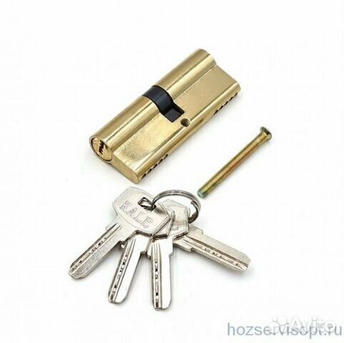 Сердцевина Kale, для металлических и деревянных дверей, 70 мм, 4 ключa