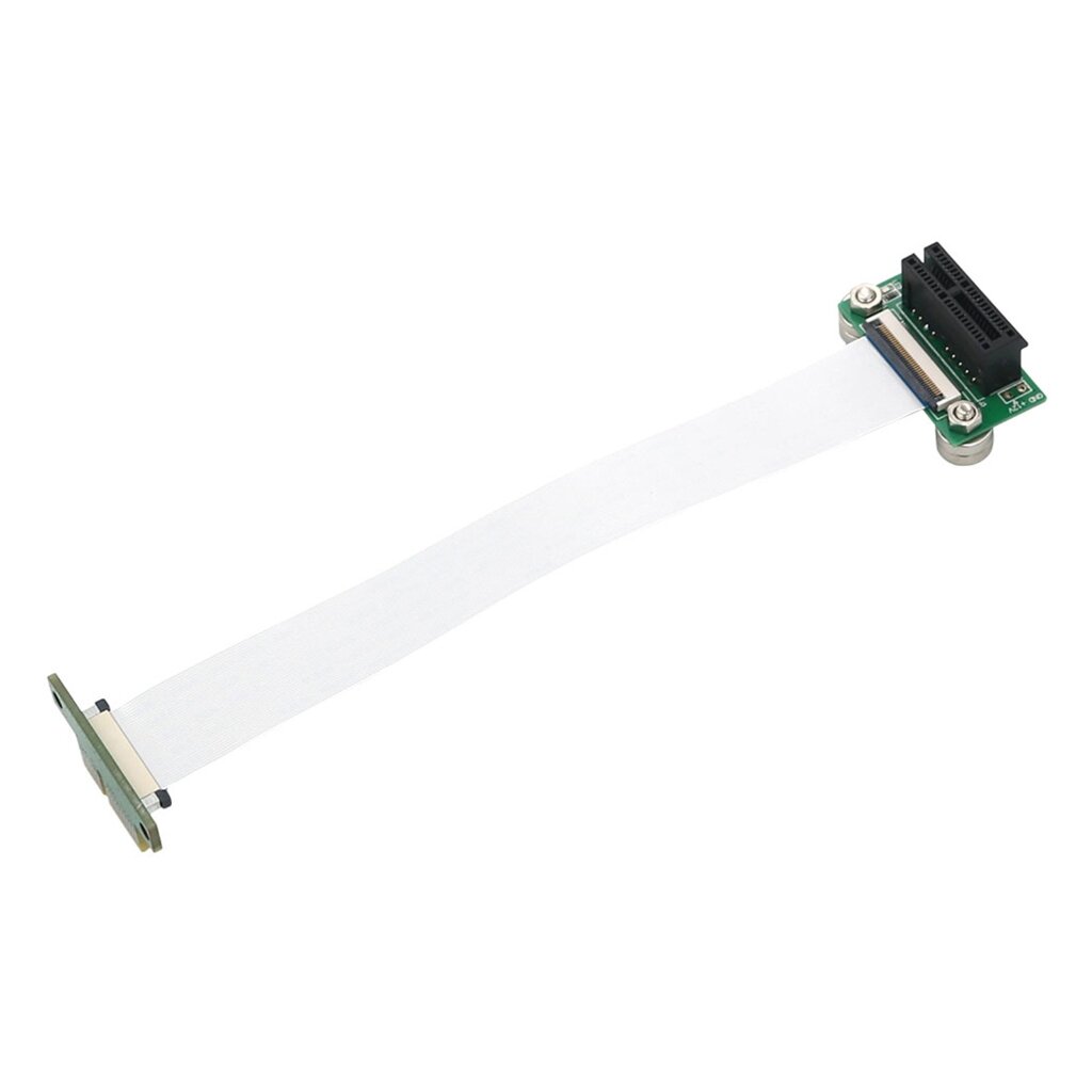 PCI E 1X двойной удлинитель FPC под углом 90 ° (с магнитной накладкой для ног)