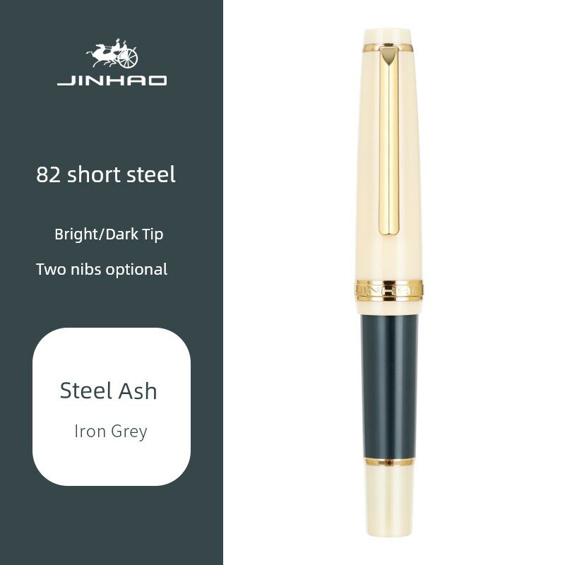 JinHao 82 Mini Карманный Перо-ручка Стальной Серый EF 0.38мм Официальный Стандарт