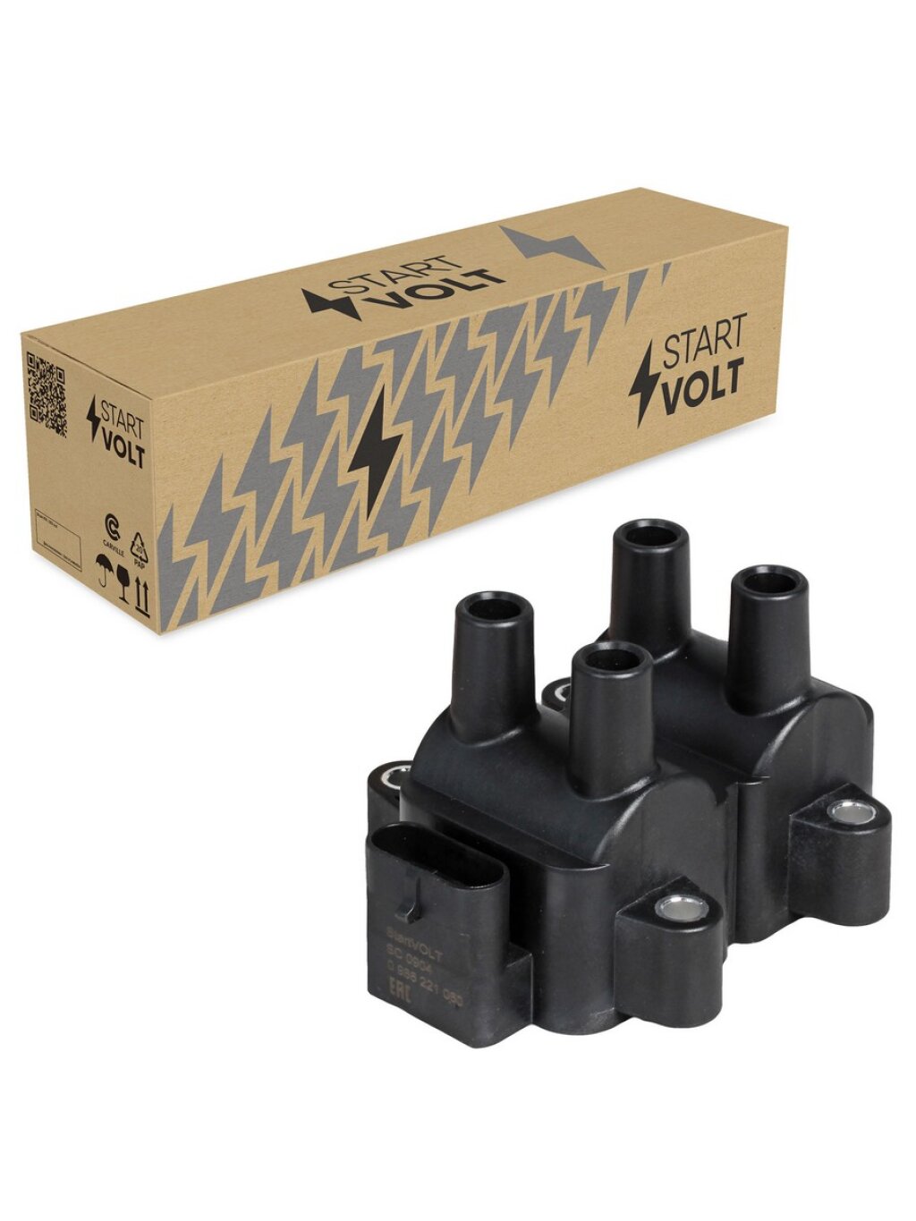 Катушка зажигания модуль для а/м Lada Largus, Renault Logan (8 клап.) STARTVOLT после 2012