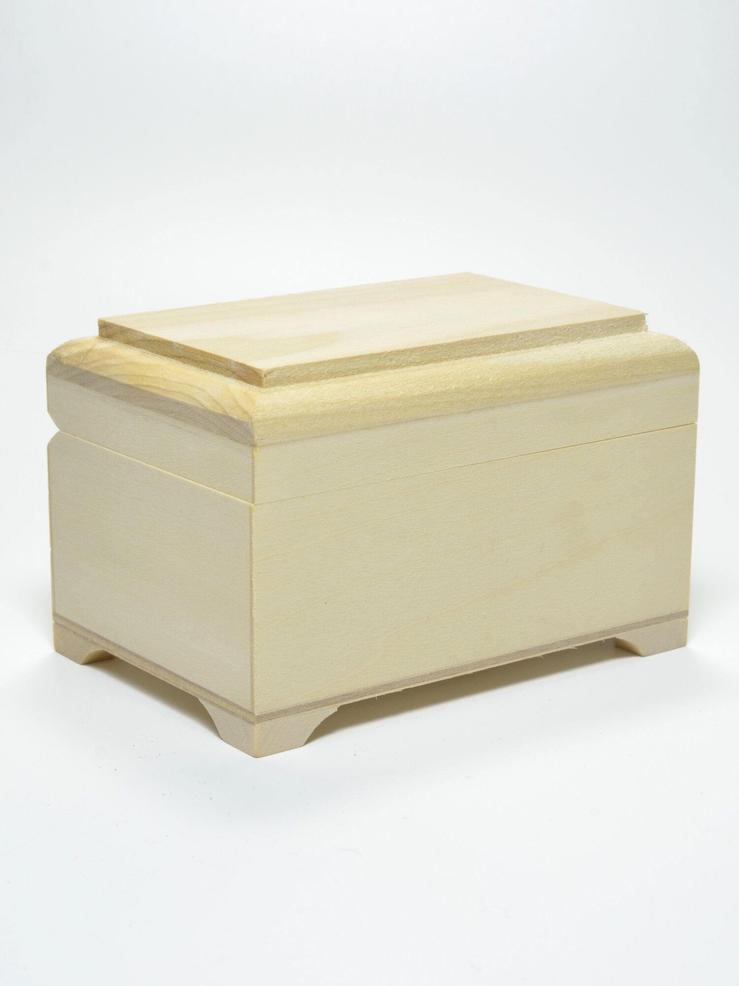 Шкатулка деревянная, для росписи и декупажа, размер 8х12x7,5 см