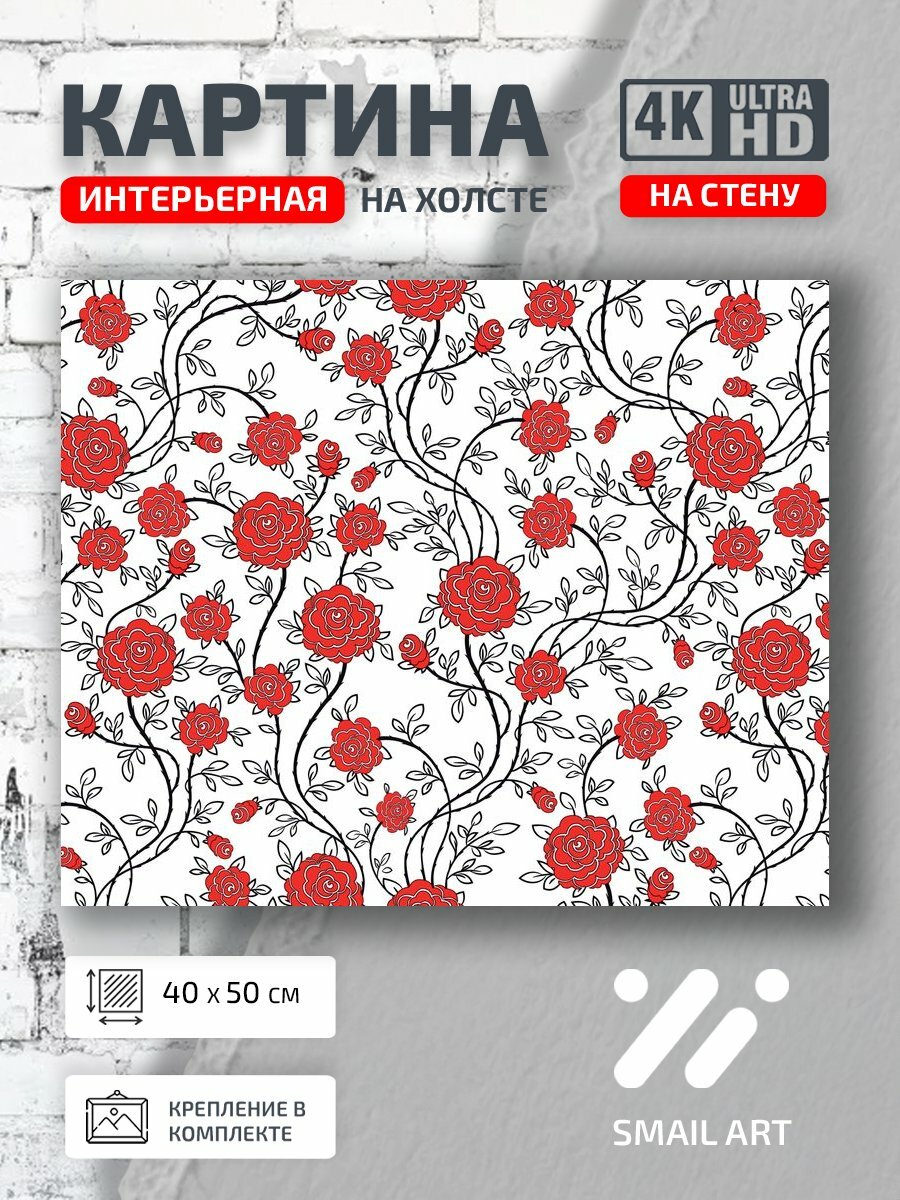 Картина на холсте интерьерная 40 на 50 на стену Текстура Mood для гостиной атмосфера декор