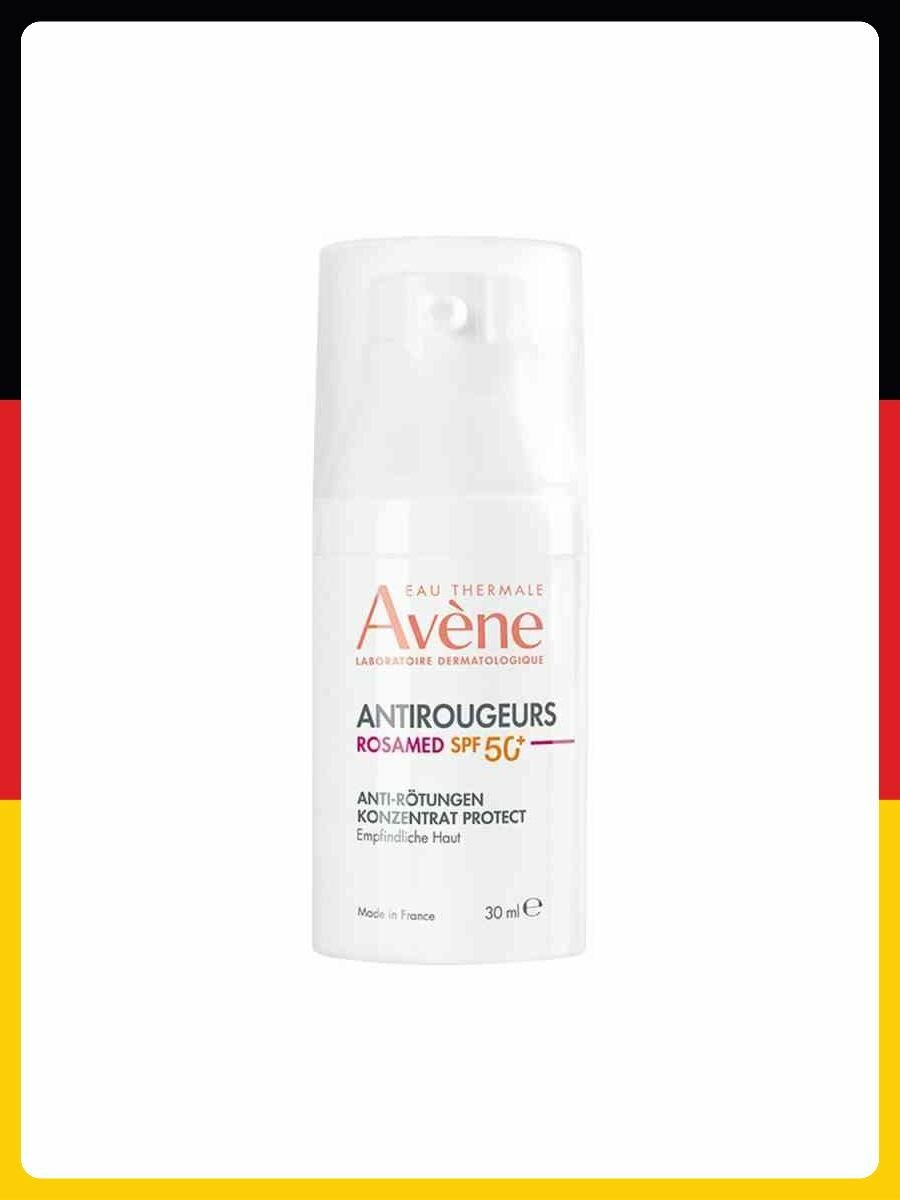 Сыворотка для ухода за кожей Avene Antirougeurs Rosamed SPF50+ Концентрат против покраснений, 30 мл