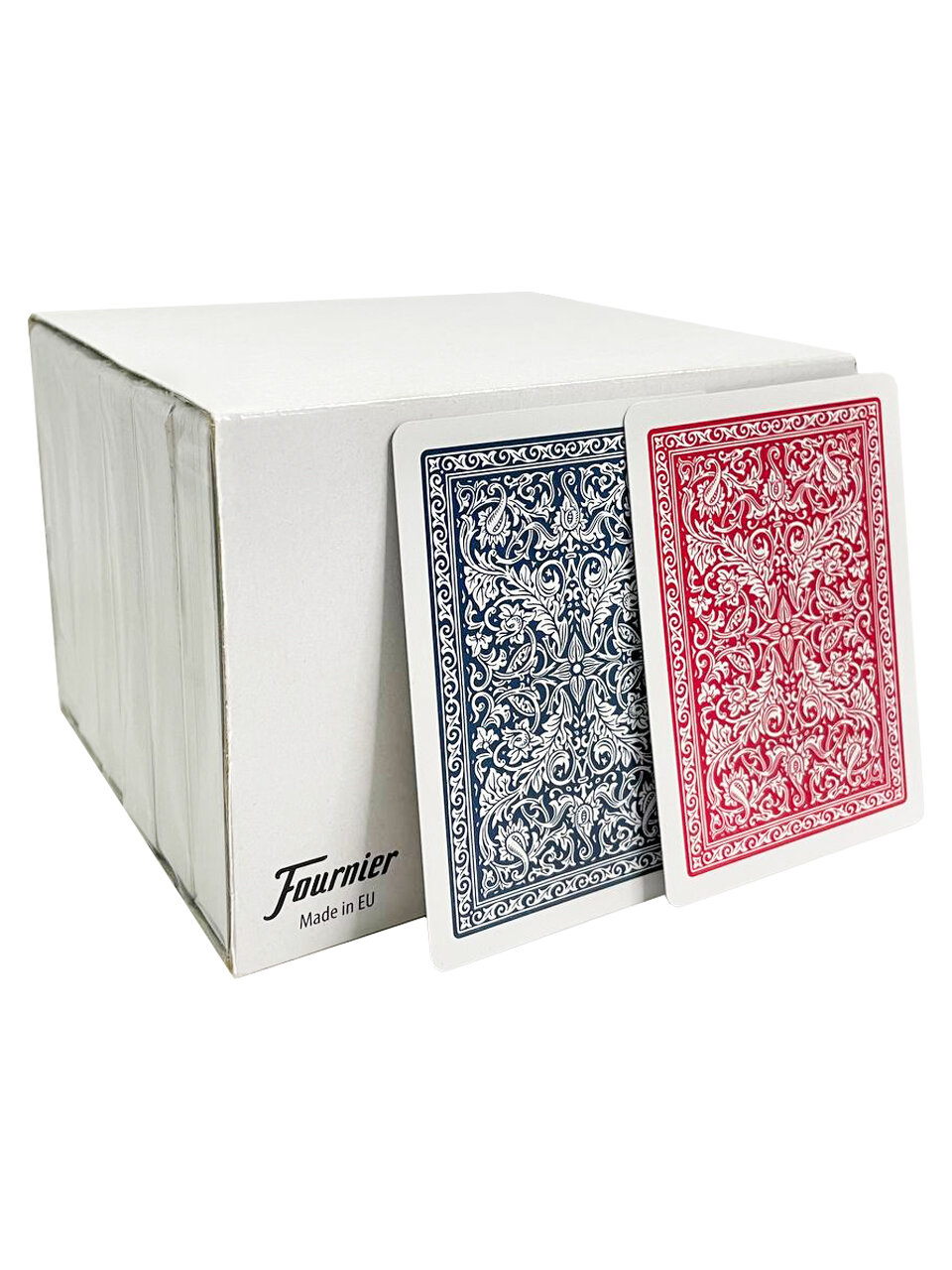 Игральные карты Fournier 2818, блок 12 шт. синие и красные