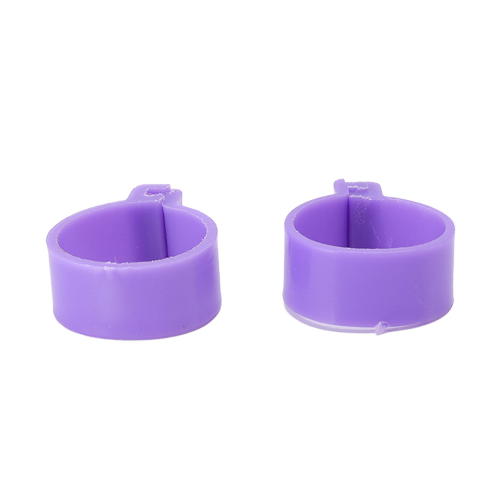 100 шт. кольца для куриных ножек, утиных, куриных, гусиных ножек, кольца для ножек птицы, фермерские инструменты, фиолетовые 16 мм/0,63 дюйма