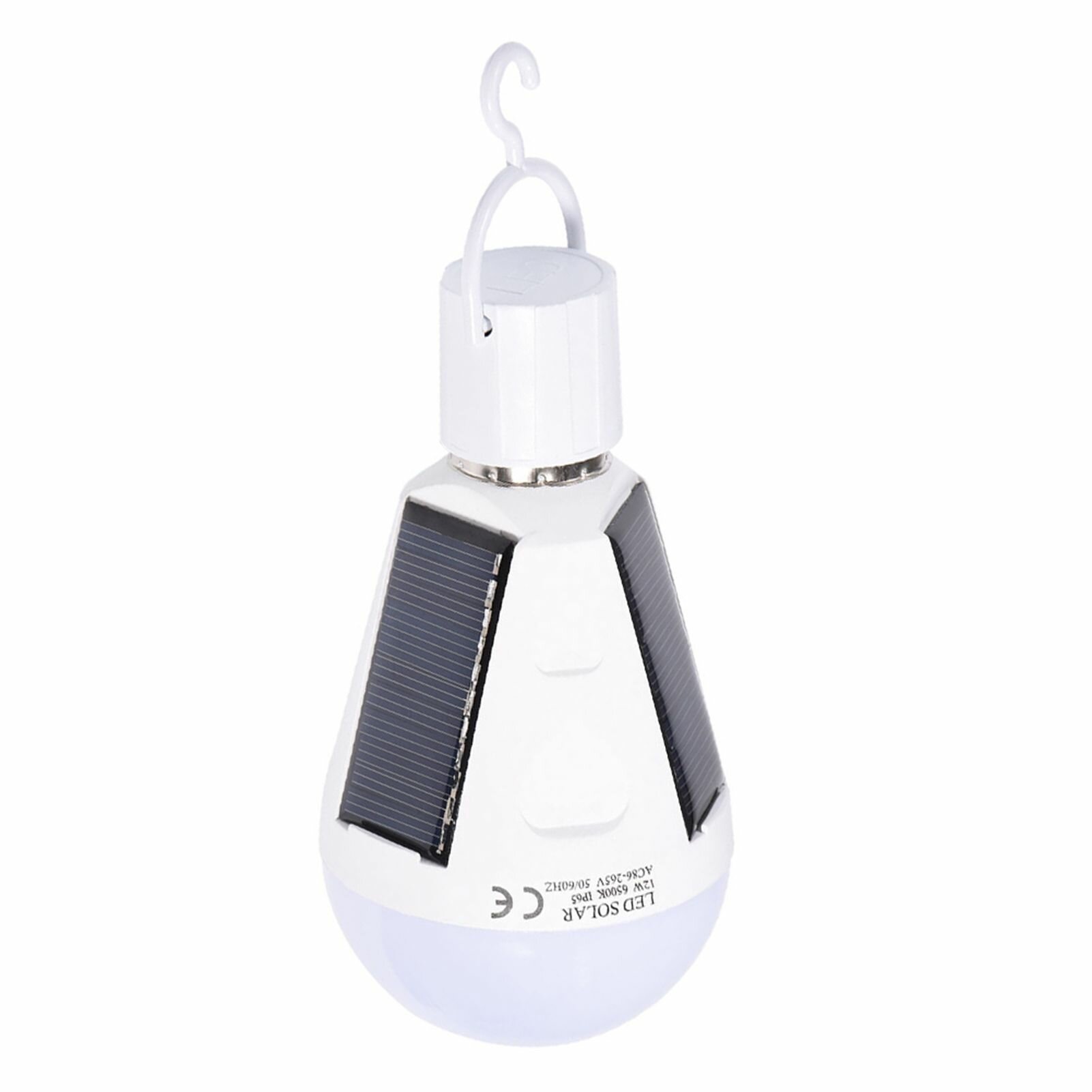 Светодиодная лампа на солнечной панели "EcoLight", 12Вт, IP65
