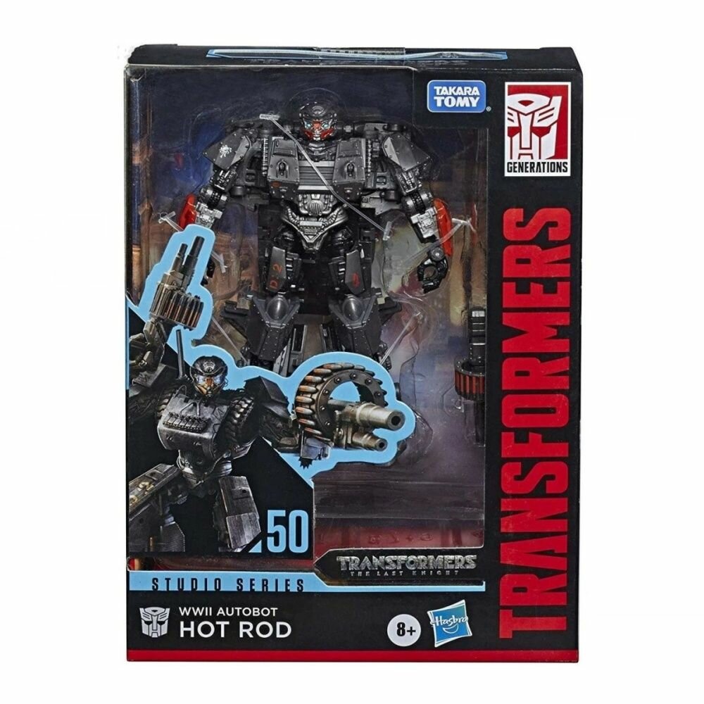Трансформеры Игрушка хасбро 50 Hot Rod Deluxe Class Transformers Studio Series Transformers: The Last Knight