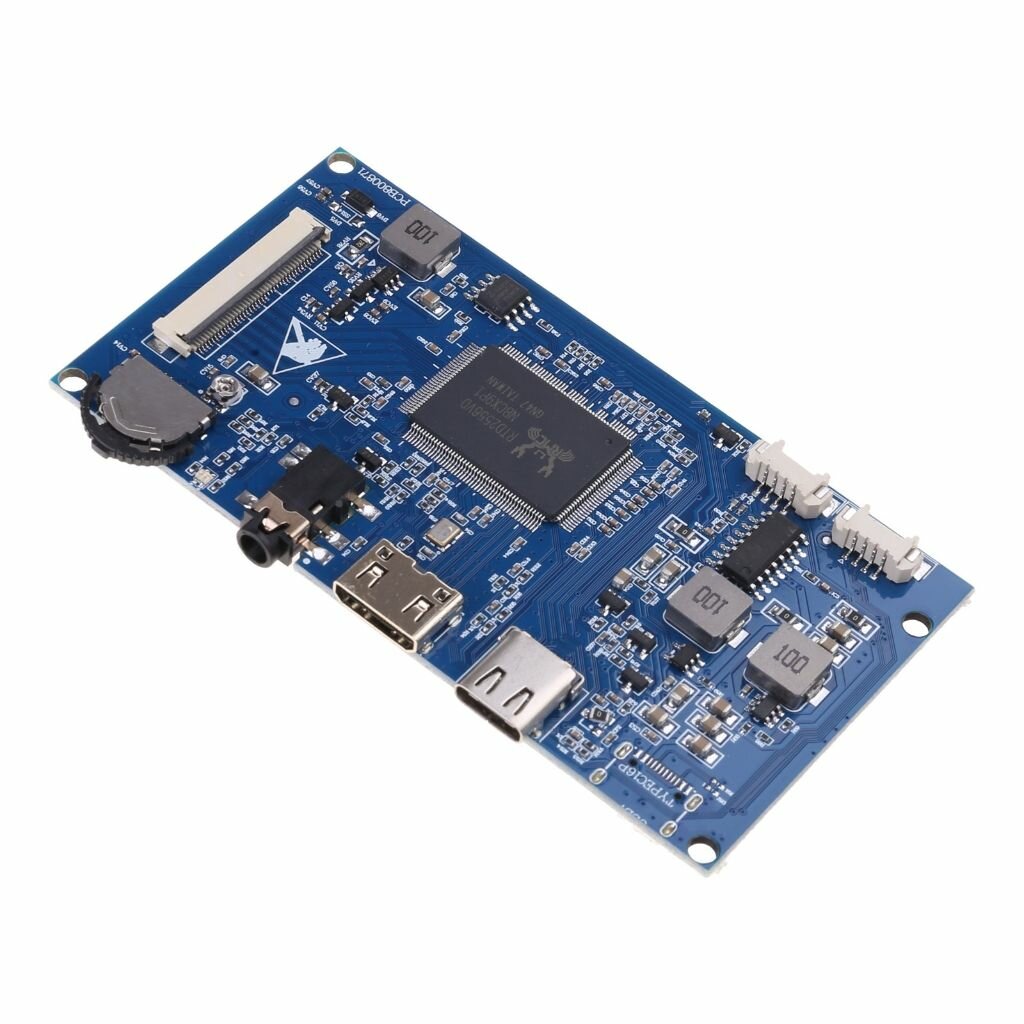 Плата управления LVDS для дисплеев 7", 8", 10.1" с питанием USB Type-C и поддержкой HDMI1.4