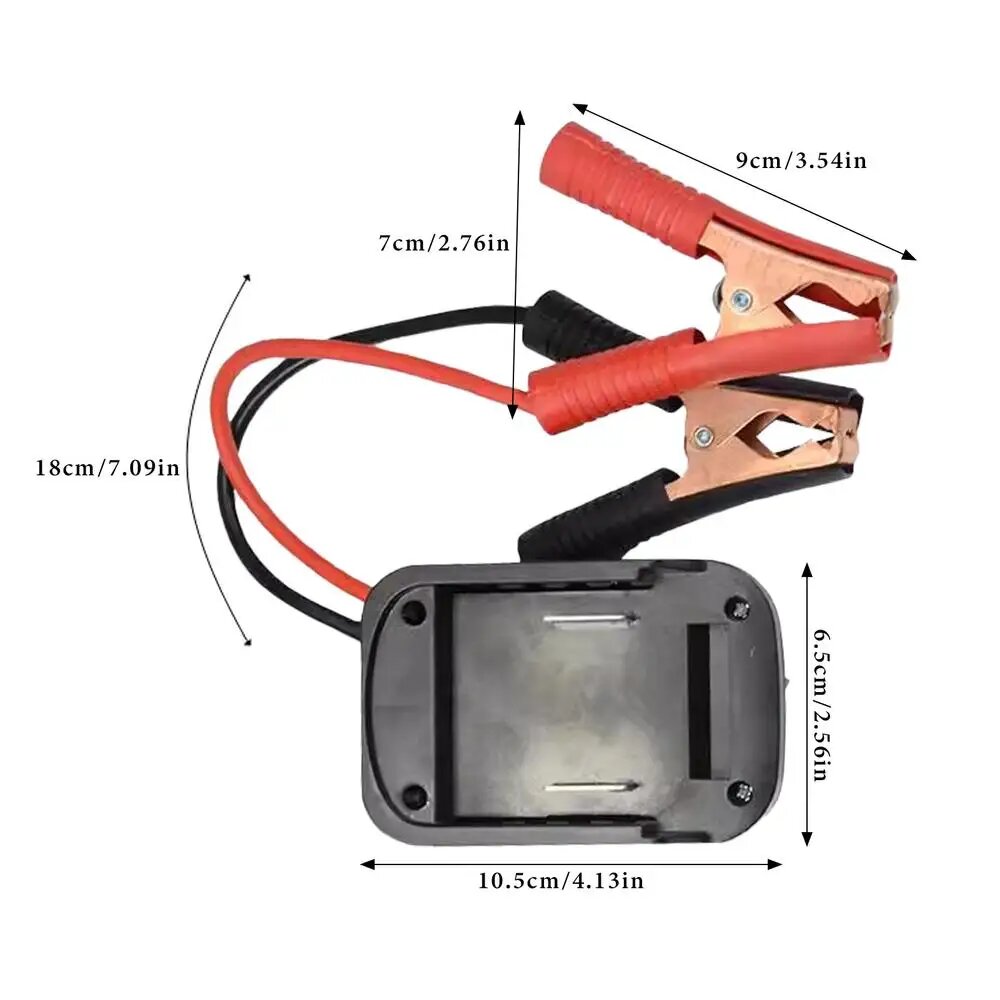 Автомобильный преобразователь литиевой батареи, зажим для зарядного устройства, автоматический воспламенитель, стартер для усилителя кабеля, адаптер аварийного питания, инструменты «сделай сам»