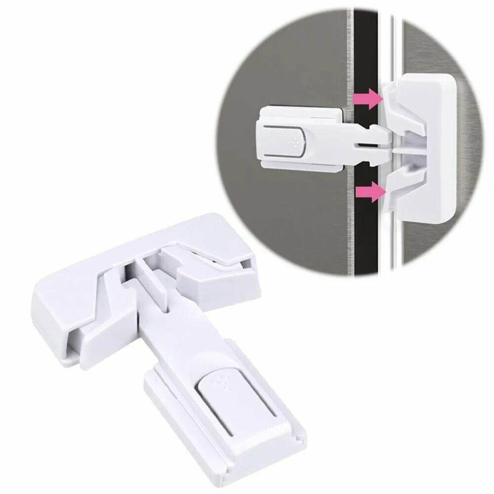 Замок для холодильника с защитой от детей/автоматическая блокировка при закрытии/простота установки
