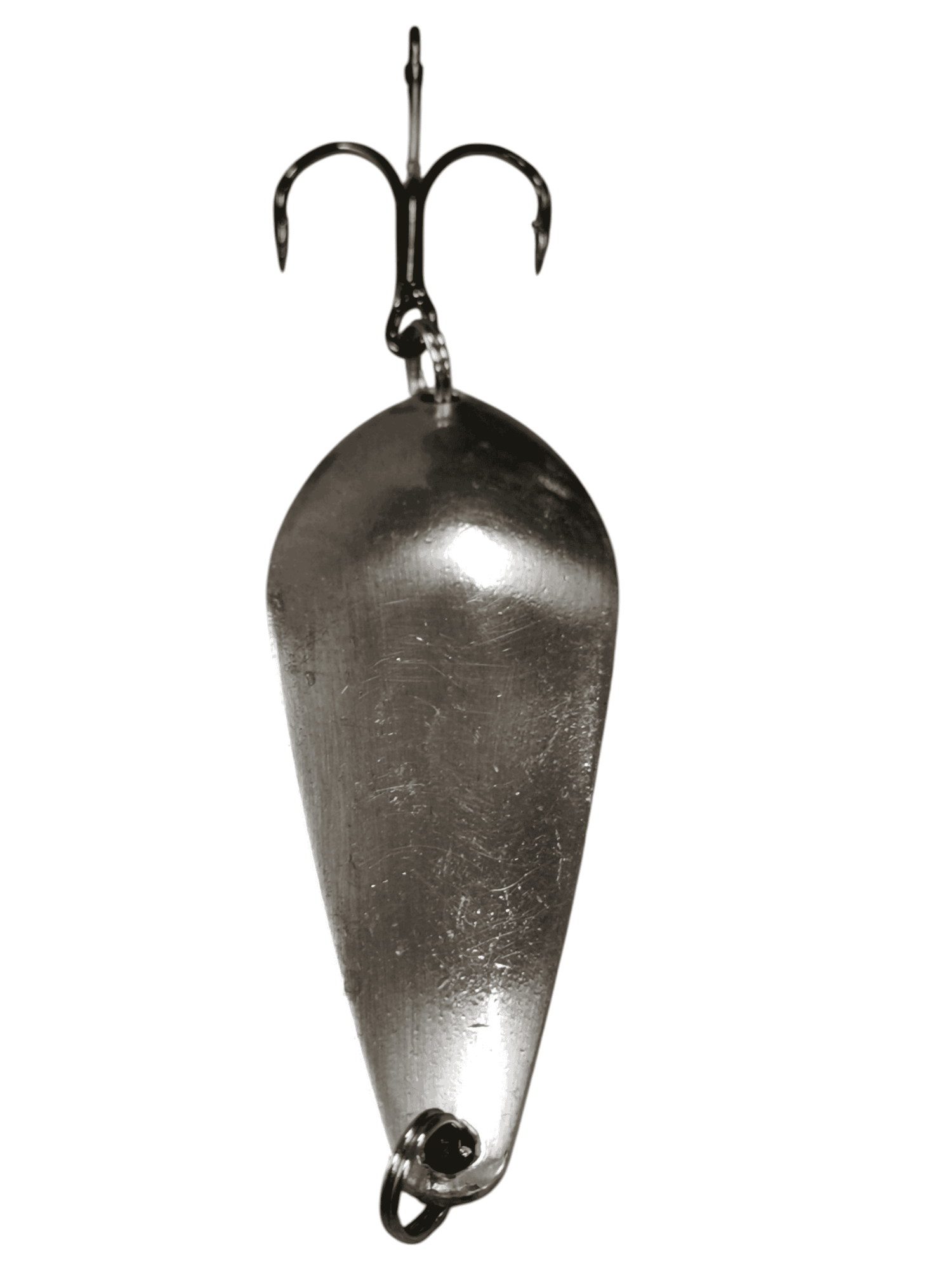 Блесна колеб. Русская Рыбалка Атом Б 21гр Серебро/красн