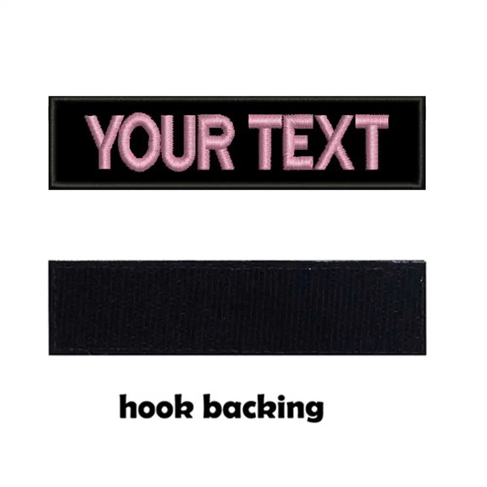 Пользовательские именные нашивки, бирки, персонализированные утюг на крючках, вышитые