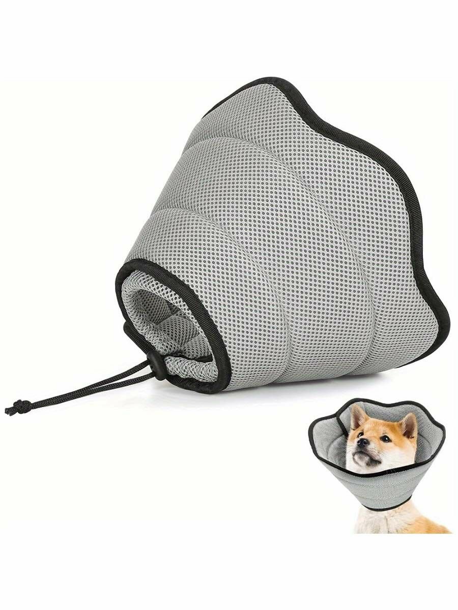 Ветеринарный защитный воротник для кошек и собак мягкий высота 13 см