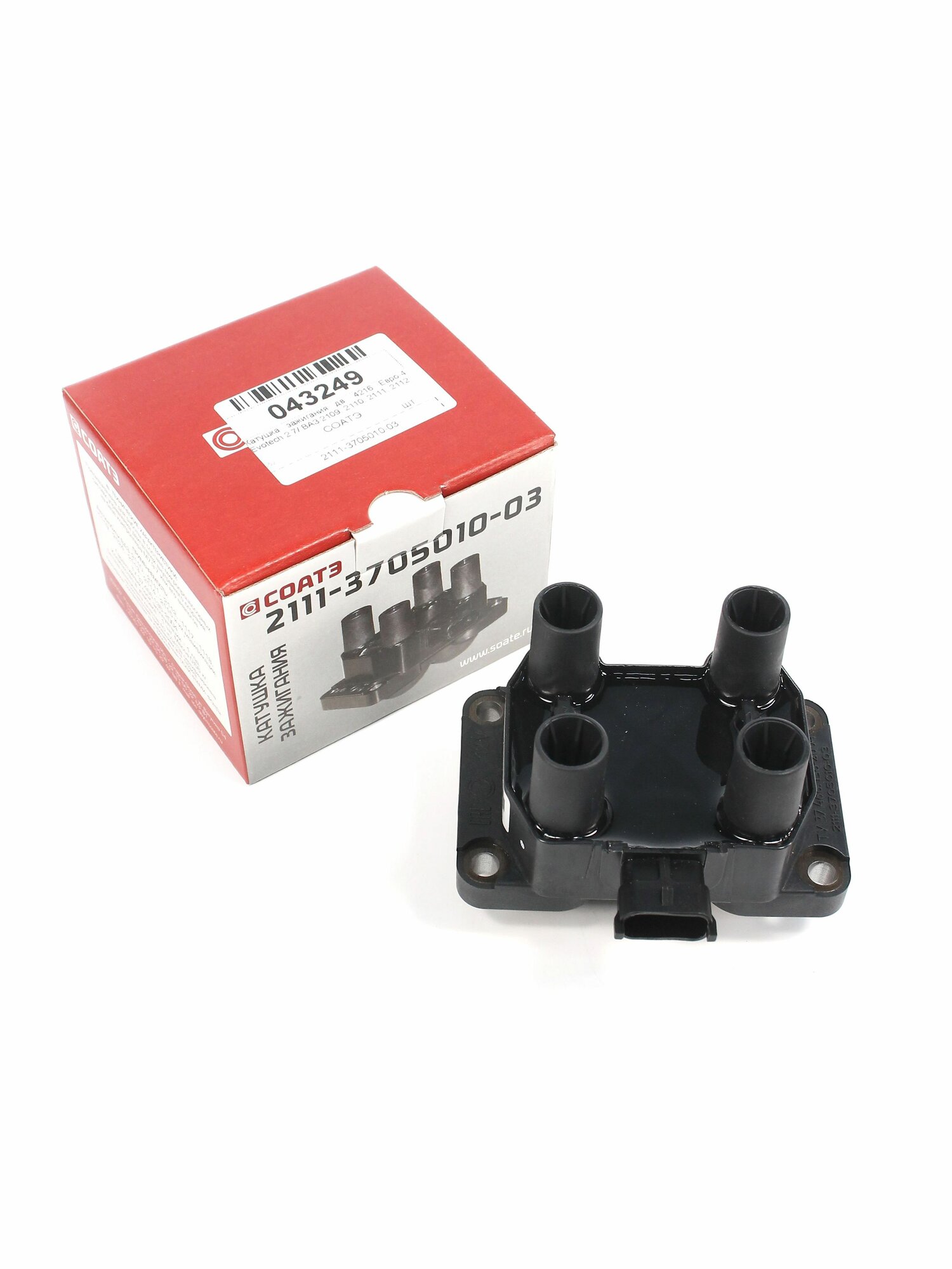 Катушка зажигания дв. 4216 Евро-4, Evotech 2.7/ для а/м Ваз 2109-15 инж. 8 кл.