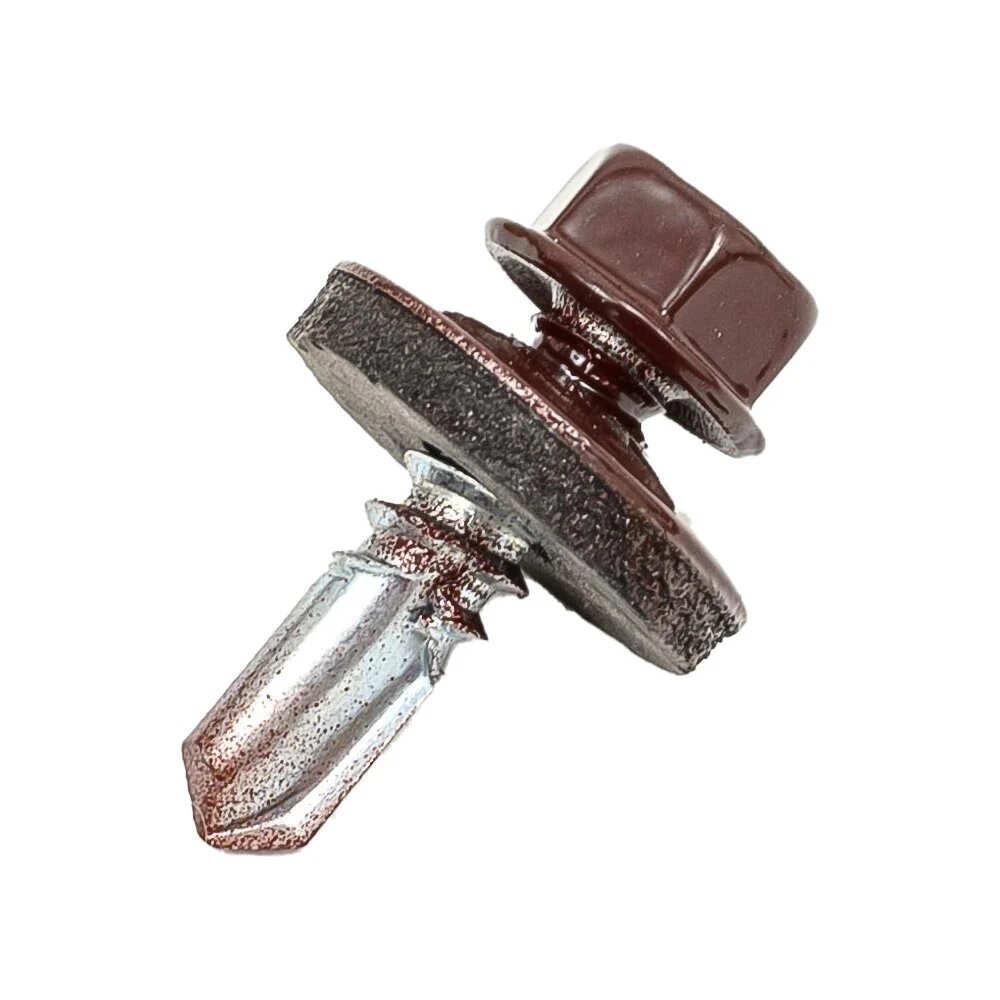 Саморез для крепления кровли STEELREX RAL8017 5.5x19, 70 шт. 0140055019B4000070328017, крепления кровли